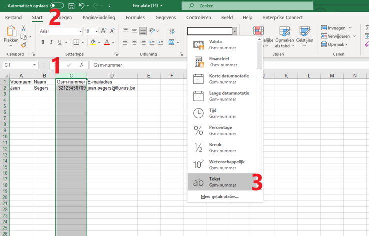 Handleiding meerdere medewerkers aanvragen via CSV | Fluvius
