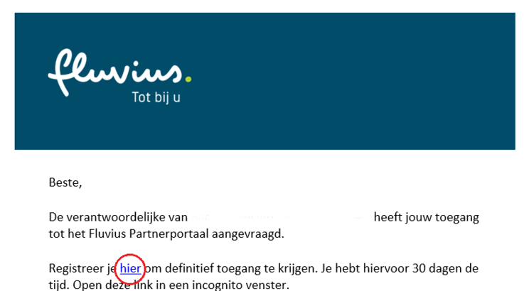 Registreren in het Partnerportaal | Fluvius
